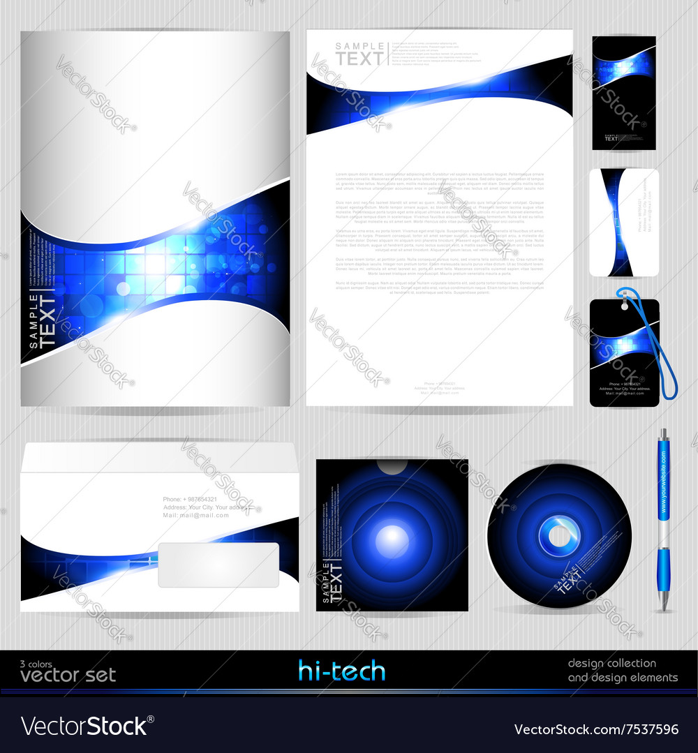 Template background design elements Royalty Free Vector