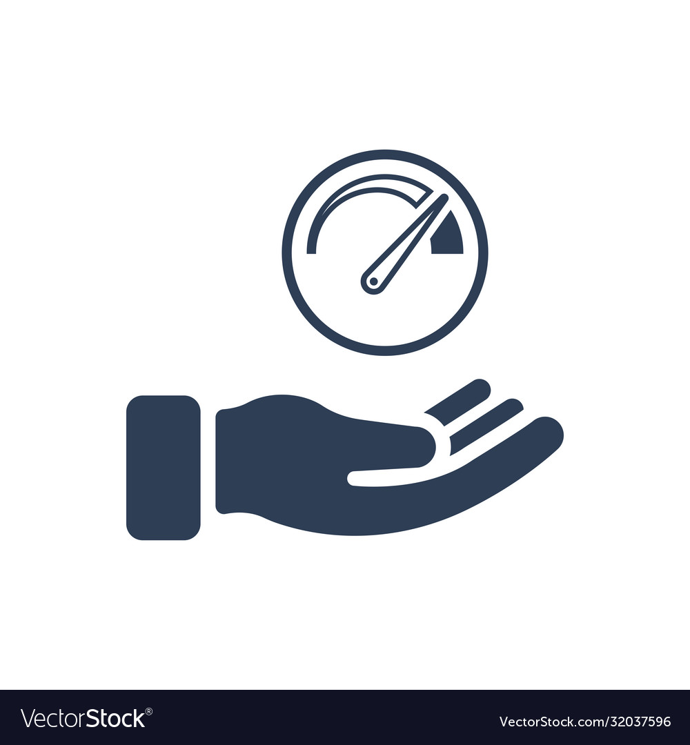 Work performance icon Royalty Free Vector Image