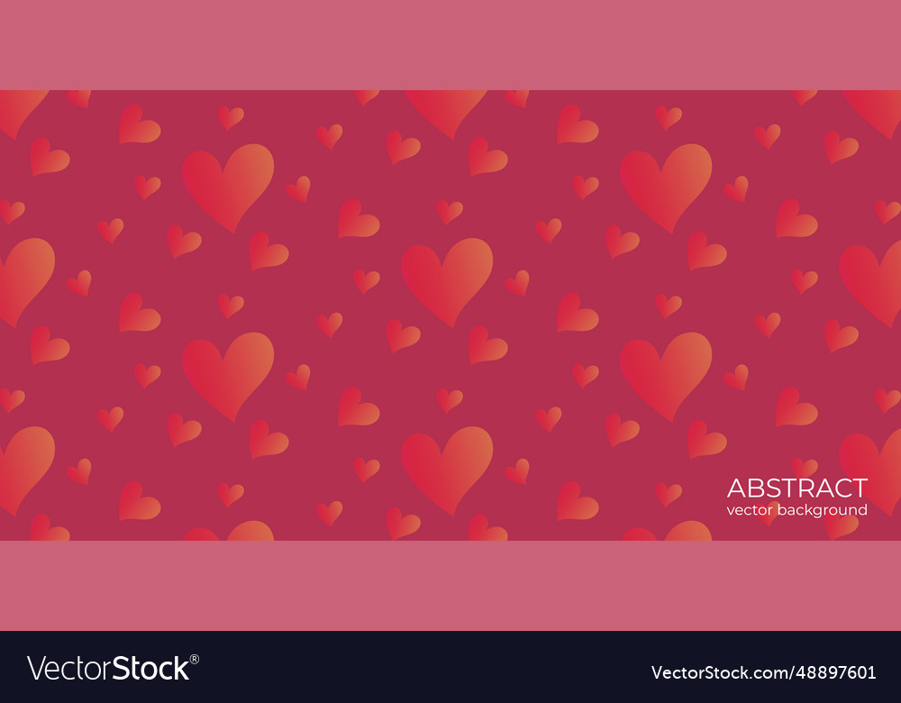 Abstract background with hearts pattern Royalty Free Vector