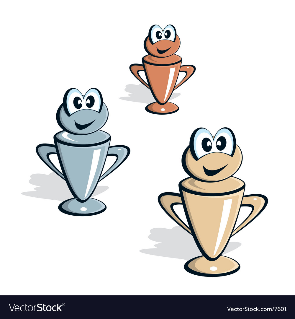 Cup cartoon Royalty Free Vector Image - VectorStock