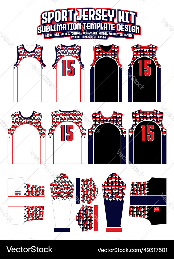 Uchiha clan mark jersey design sportswear layout Vector Image