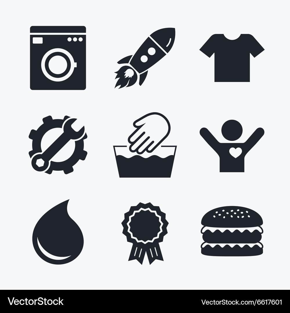 Wash icon not machine washable symbol Royalty Free Vector