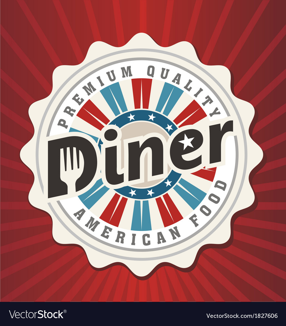 Diner Royalty Free Vector Image - VectorStock