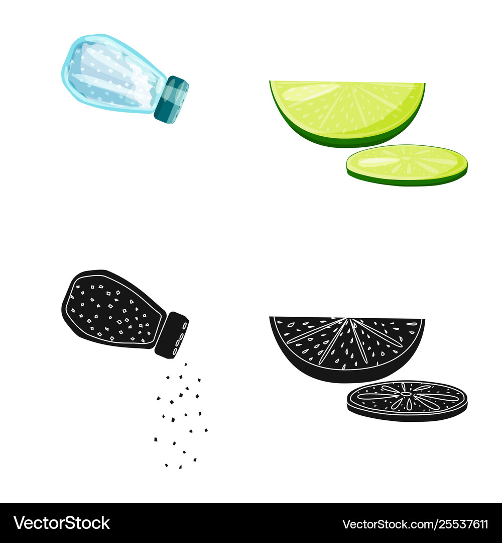 Design cafe and latin sign collection Royalty Free Vector