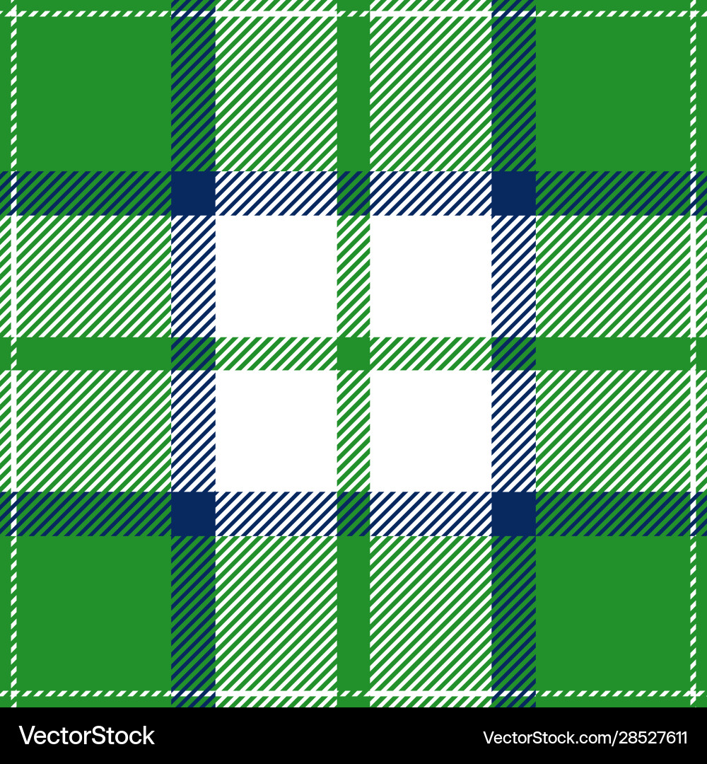 Green and blue tartan plaid scottish pattern Vector Image