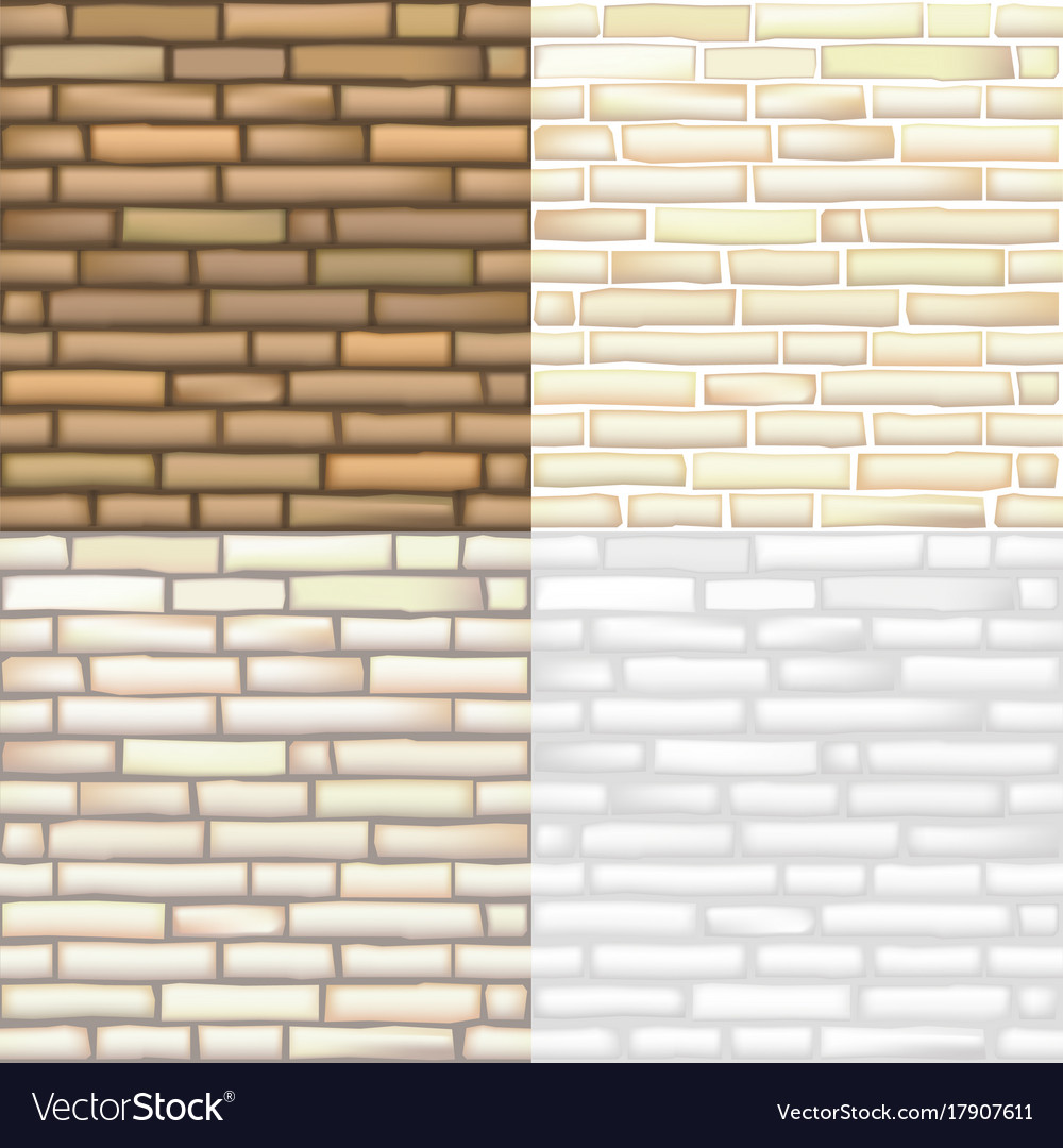 Set brick textures Royalty Free Vector Image - VectorStock