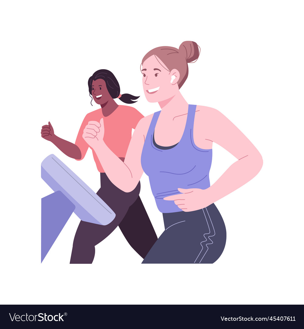 Treadmill isolated cartoon Royalty Free Vector Image Treadmill isolated cartoon Royalty Free Vector Image