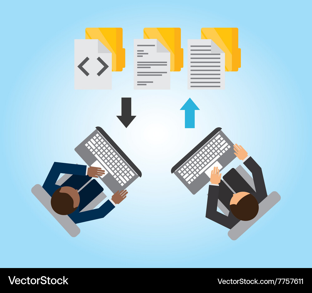 Web hosting design Royalty Free Vector Image - VectorStock