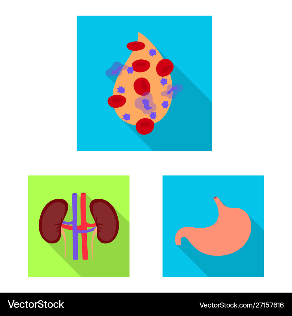 Human and health sign set Royalty Free Vector Image