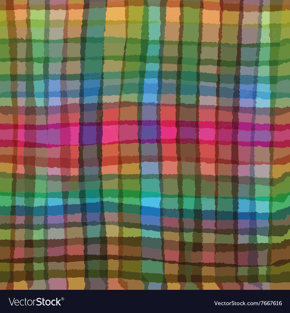 Multicolor checkered pattern Royalty Free Vector Image