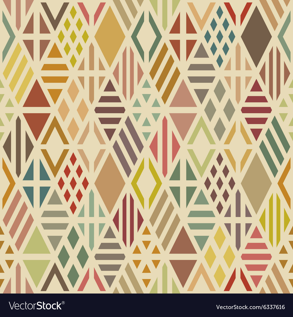 Multicolored geometric pattern Royalty Free Vector Image
