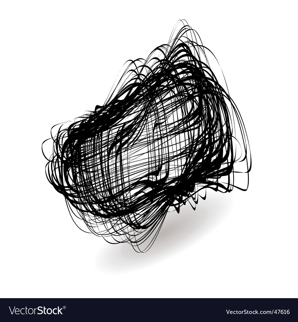 Squiggle mess Royalty Free Vector Image - VectorStock