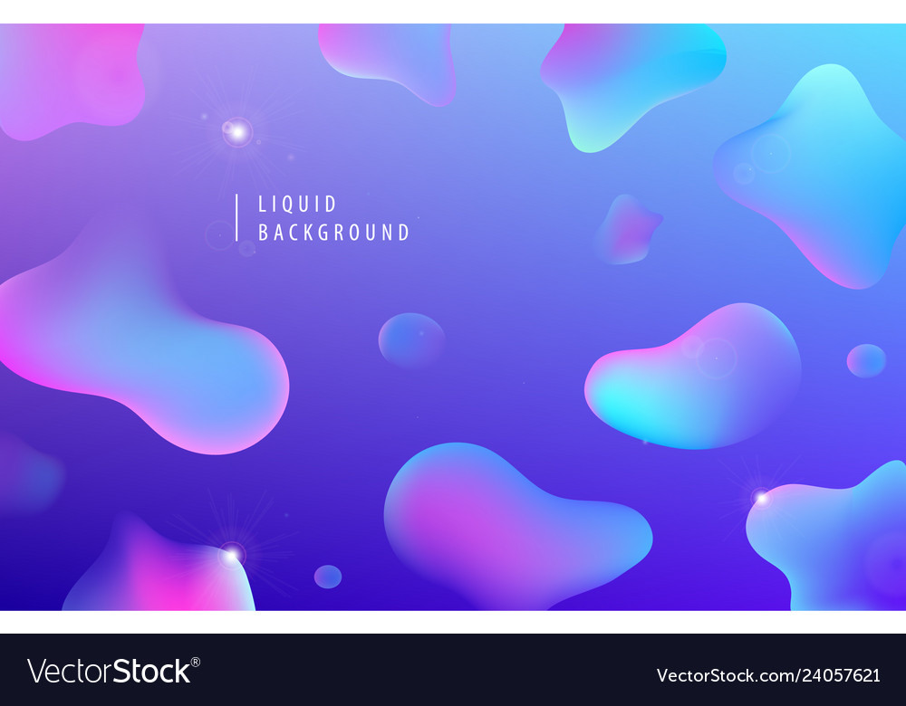 Abstract liquid flow background fluid Royalty Free Vector