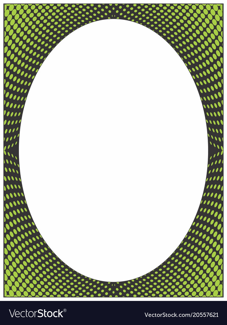 Border twisted dots 1 Royalty Free Vector Image