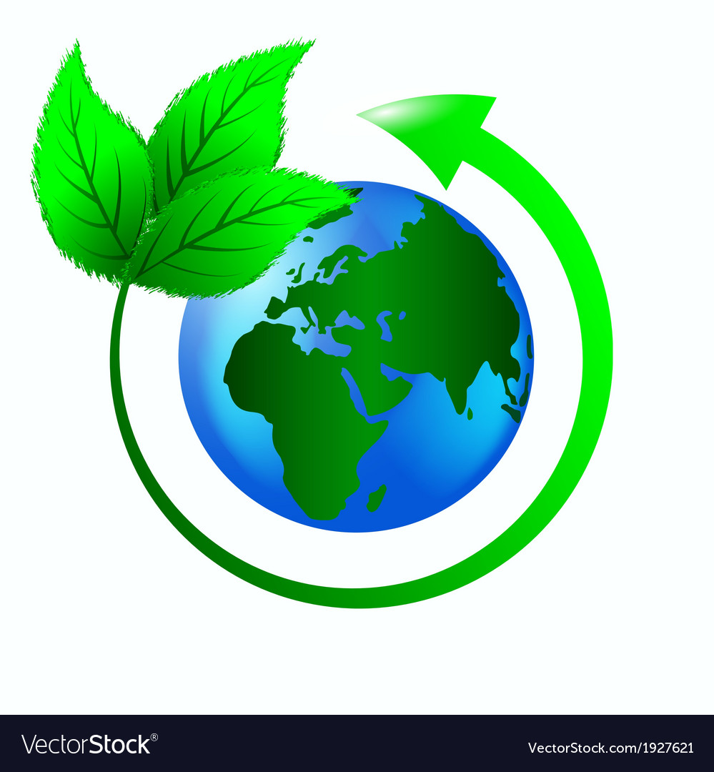 Ecology logo Royalty Free Vector Image - VectorStock