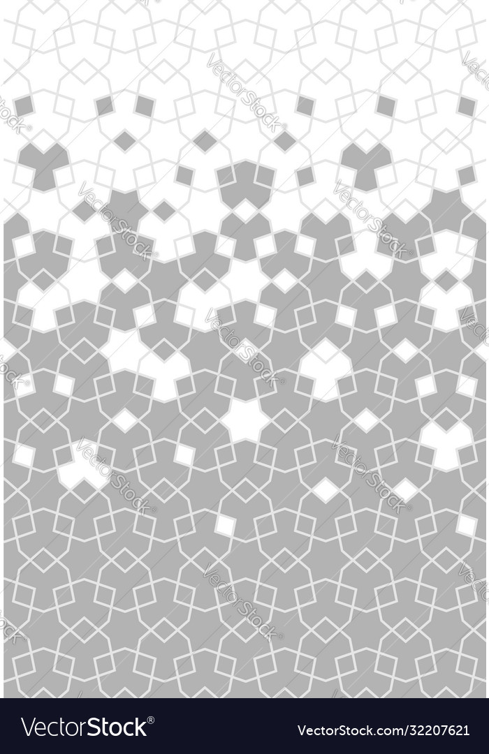 Grey halftone border geometric halftone pattern Vector Image