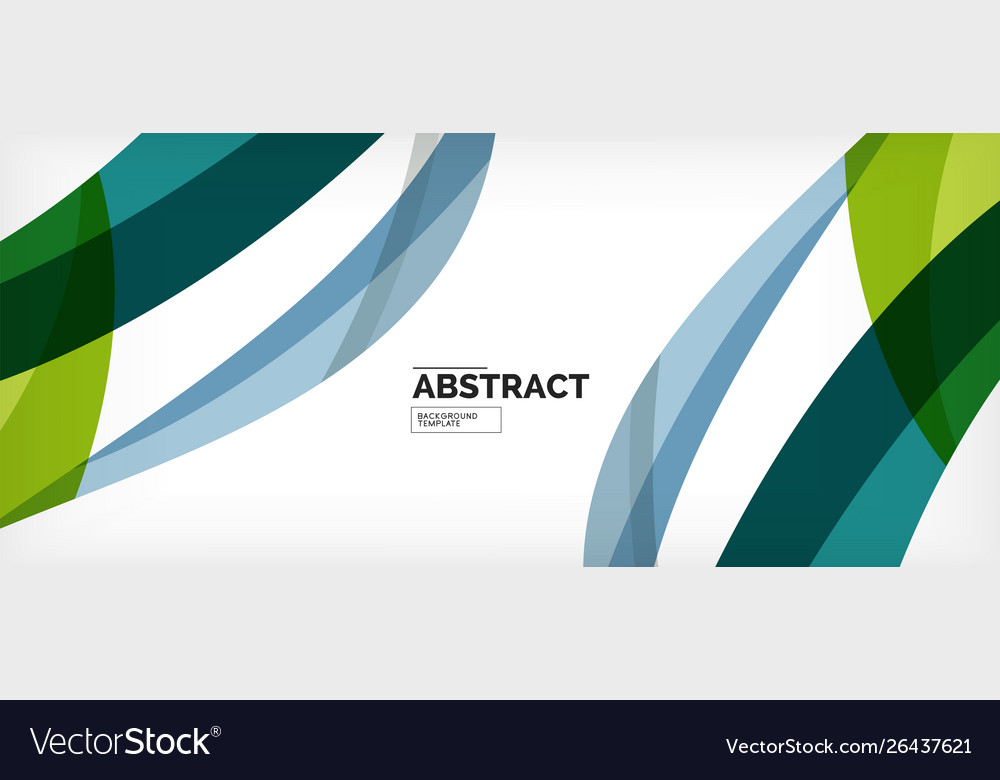 Linear wave web template Royalty Free Vector Image