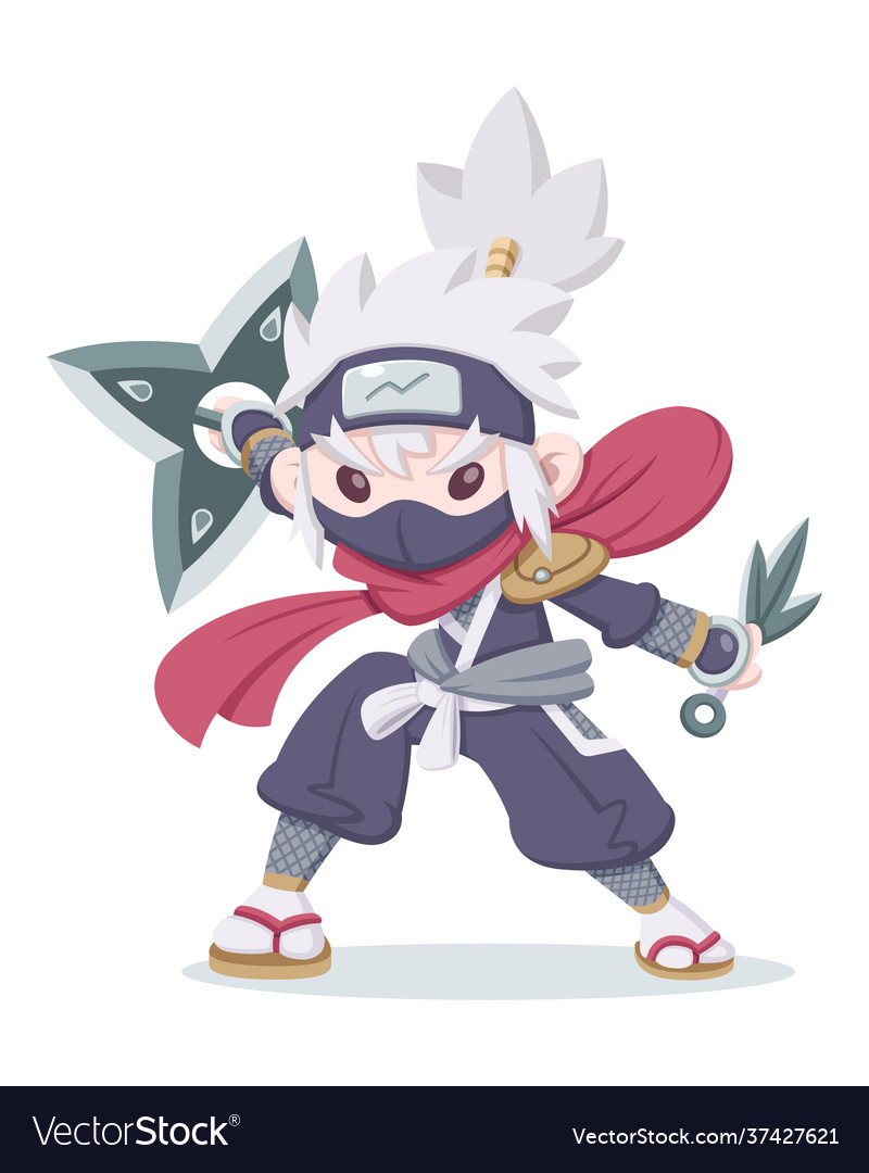 Ninja cartoon Royalty Free Vector Image - VectorStock