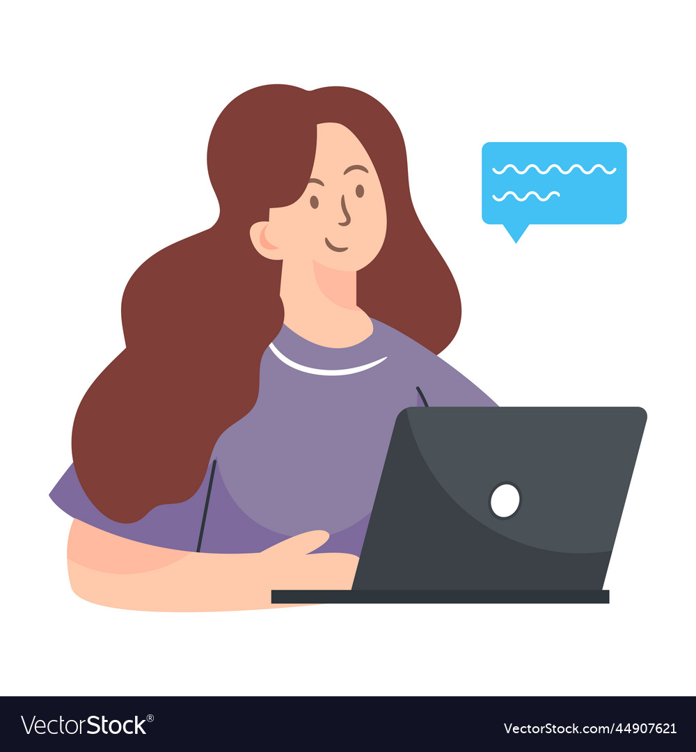 Online message Royalty Free Vector Image - VectorStock