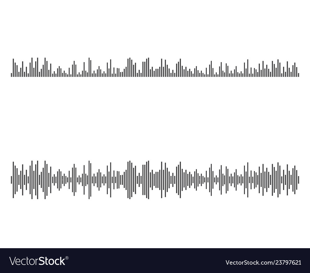 Sound waves Royalty Free Vector Image - VectorStock