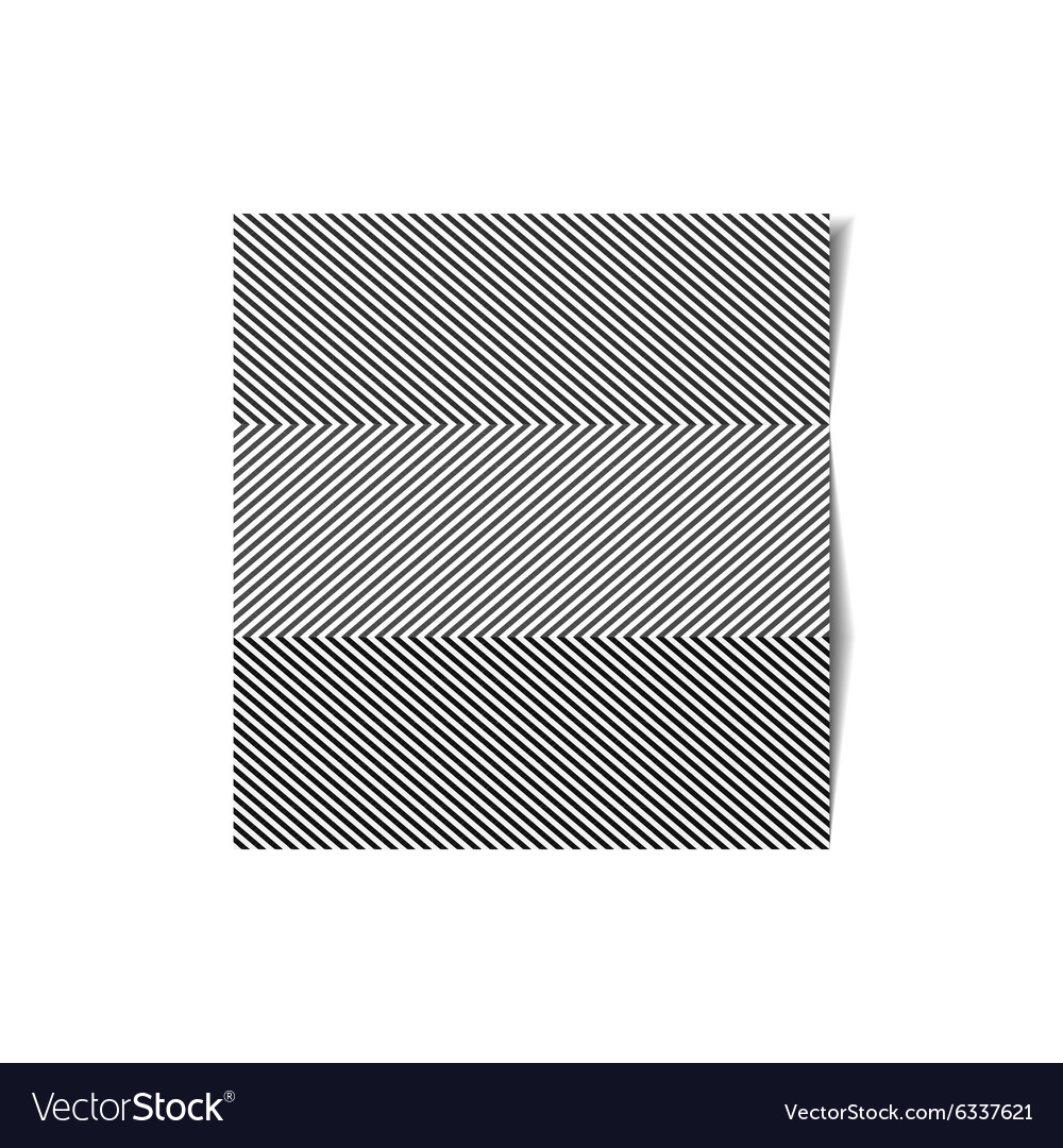 Striped sheet paper Royalty Free Vector Image - VectorStock
