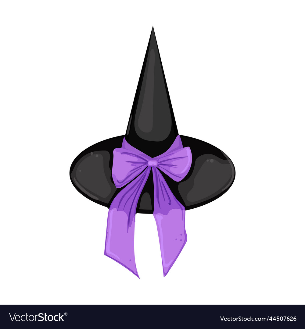 Cap wizard hat cartoon Royalty Free Vector Image