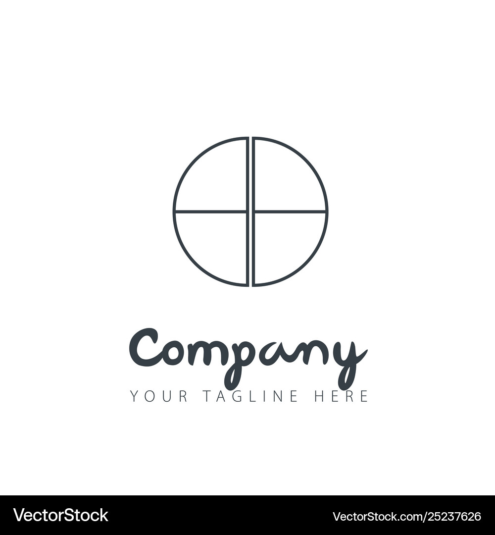 Initial letter bb linked circle logo Royalty Free Vector