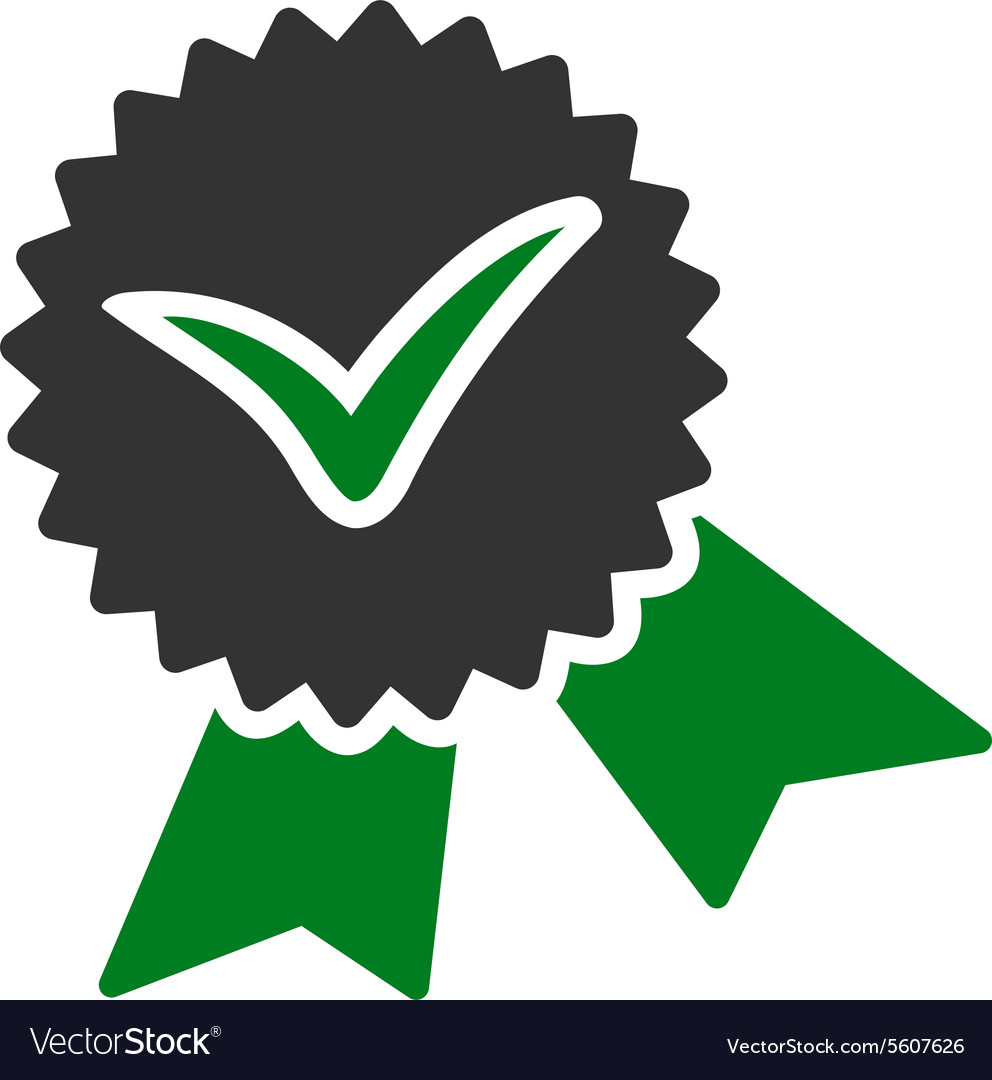 Validation seal icon from Competition Success Vector Image