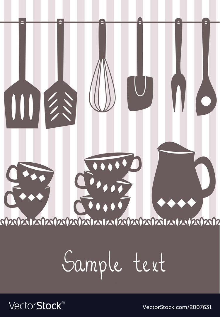 Kitchen menu design Royalty Free Vector Image - VectorStock