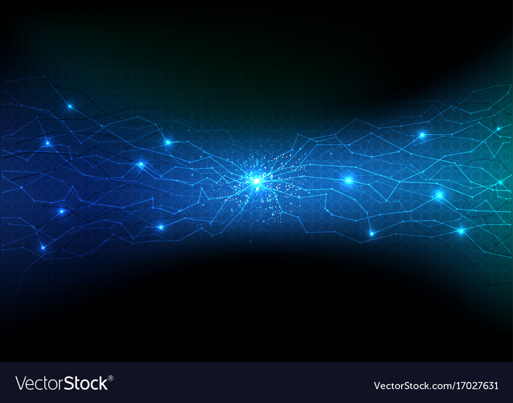 Polygon background abstract technology Royalty Free Vector