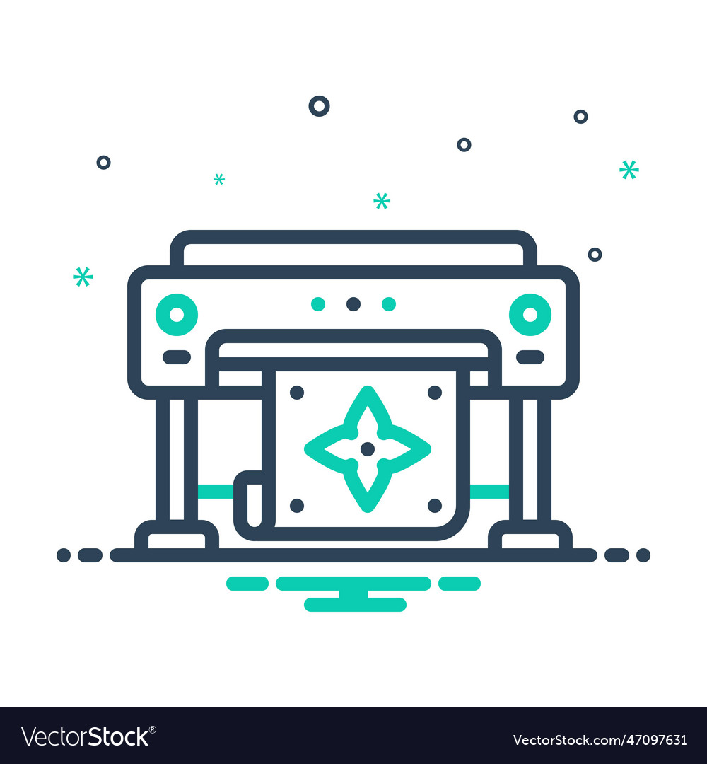 Printed Royalty Free Vector Image - VectorStock