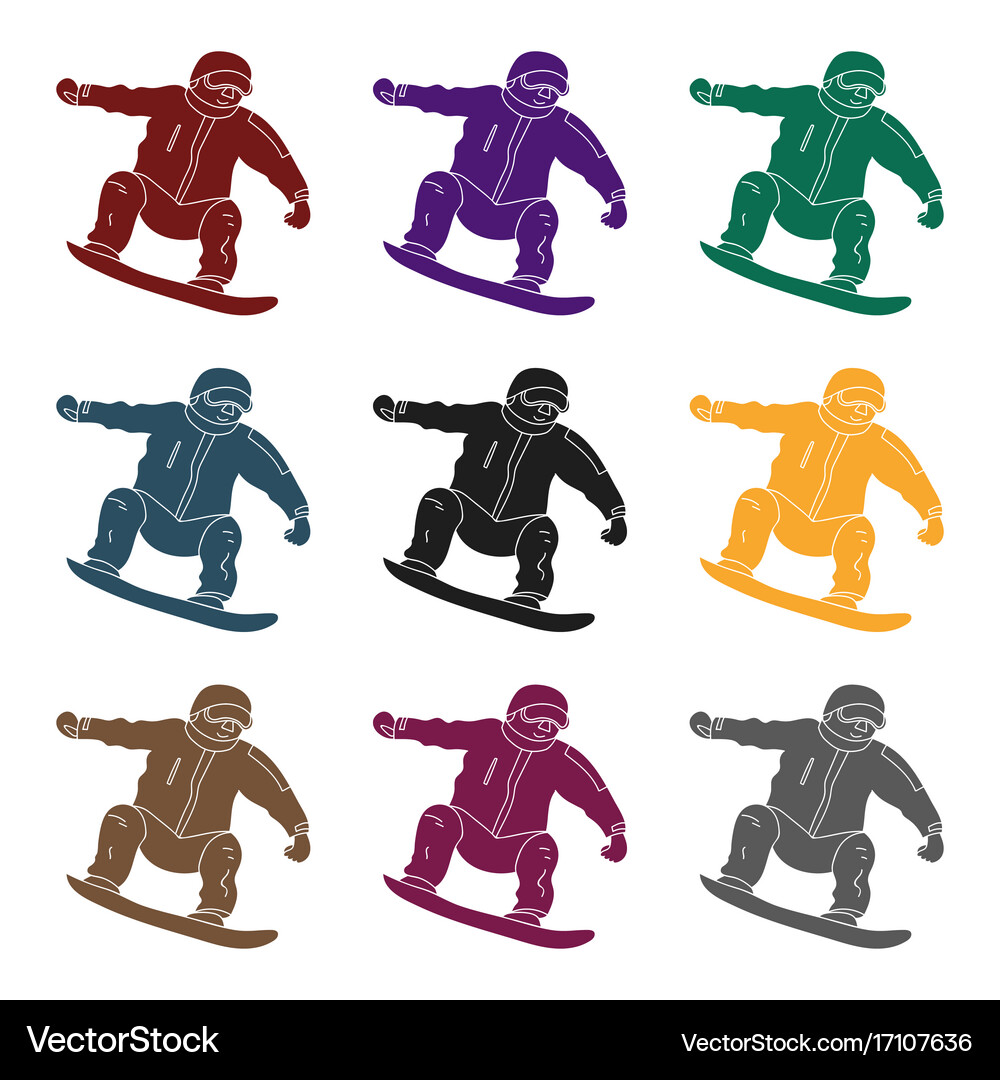 Athlete with the blue jacket and red pants Vector Image