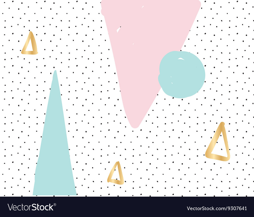 Abstract geometric design composition pattern Vector Image