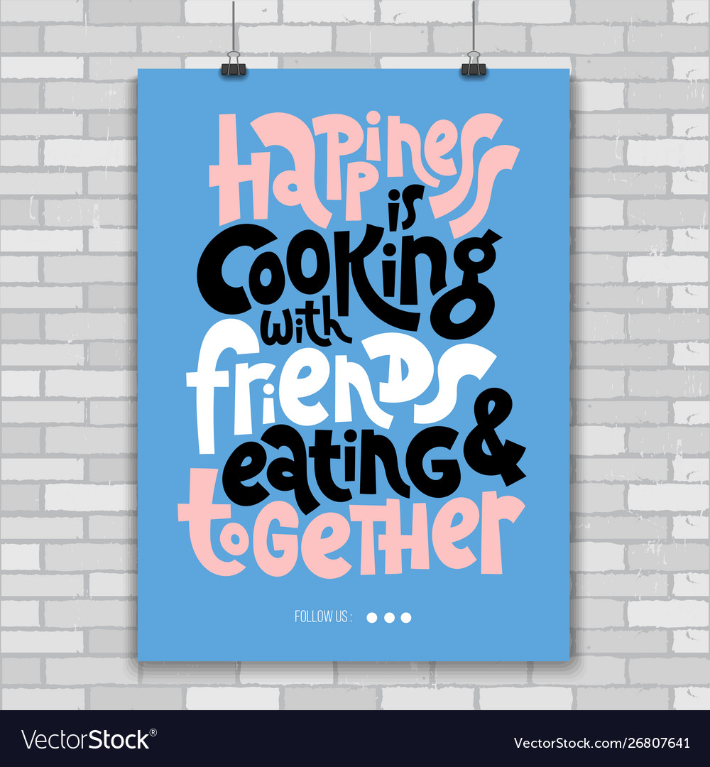 Cooking class quotes Royalty Free Vector Image