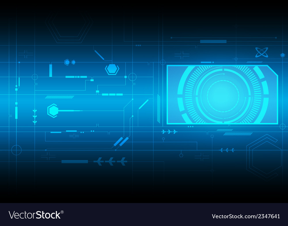 Interface technology background Royalty Free Vector Image