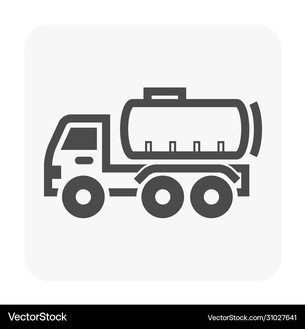 Oil truck icon Royalty Free Vector Image - VectorStock
