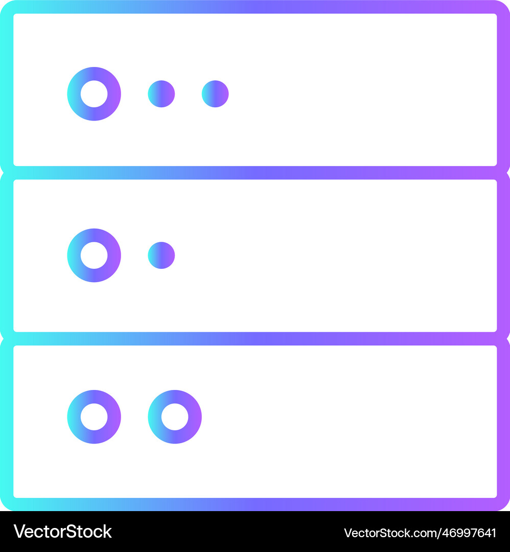 Technology business and office icon with blue Vector Image