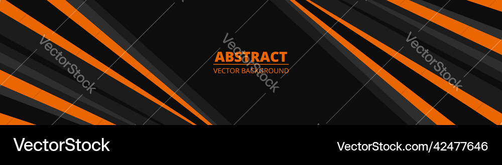 Dark modern sports wide abstract background Vector Image