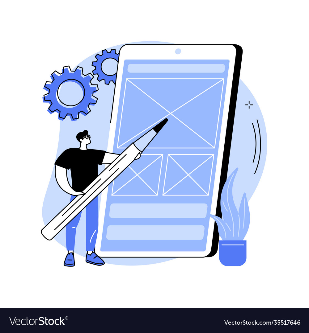 Prototyping abstract concept Royalty Free Vector Image