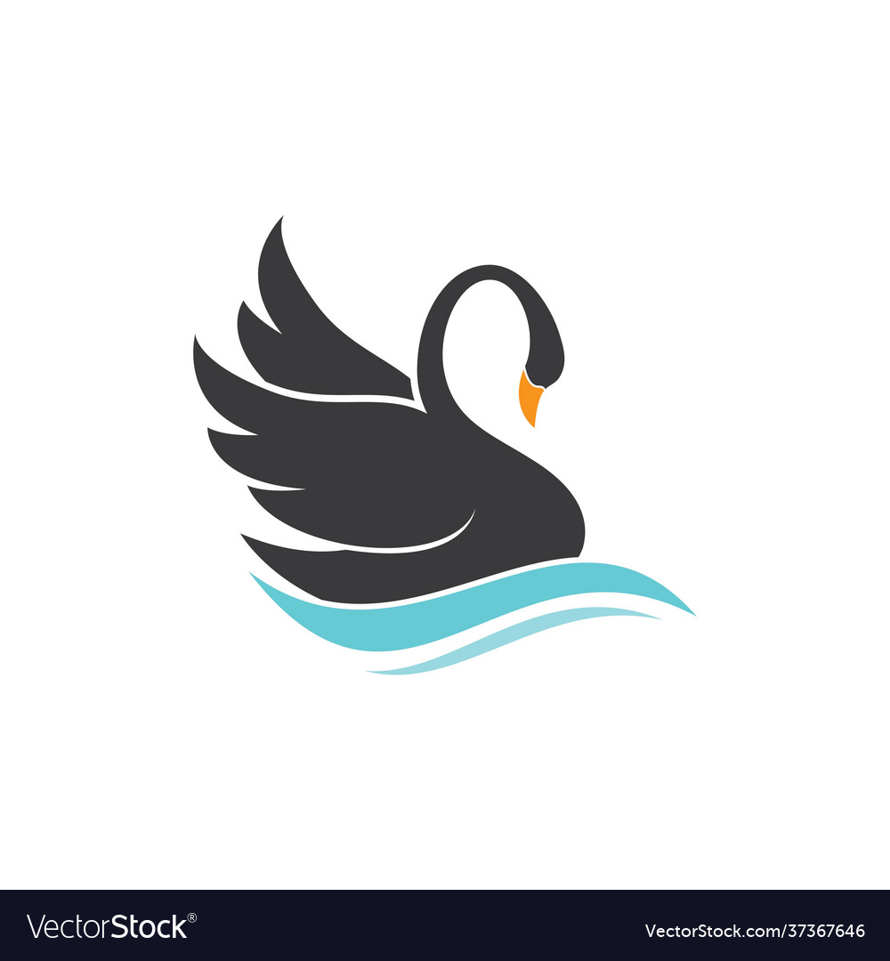 Swan Royalty Free Vector Image - VectorStock