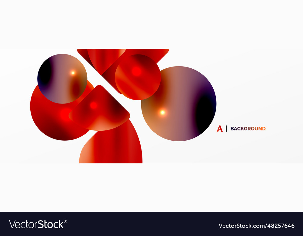 Transparent effects geometric abstract background Vector Image