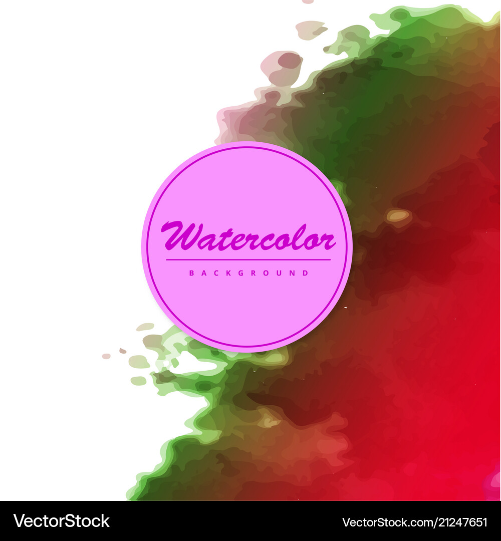 Bright watercolor background Royalty Free Vector Image