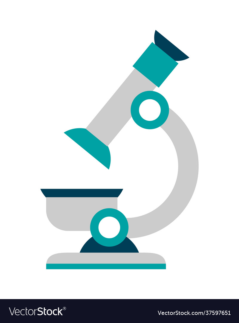 Microscope tool icon Royalty Free Vector Image