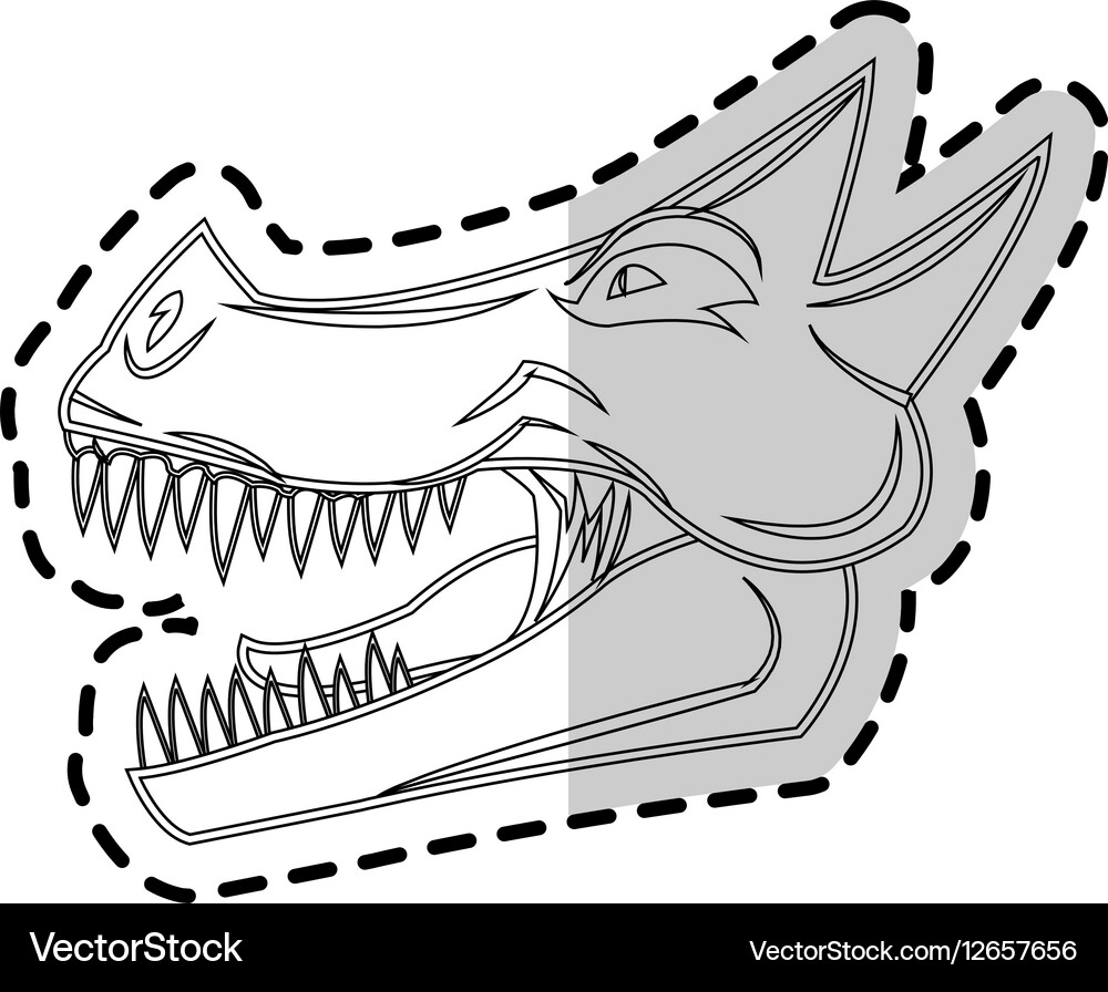 Dragon Cartoon Symbol Lizenzfreies Vektorbild