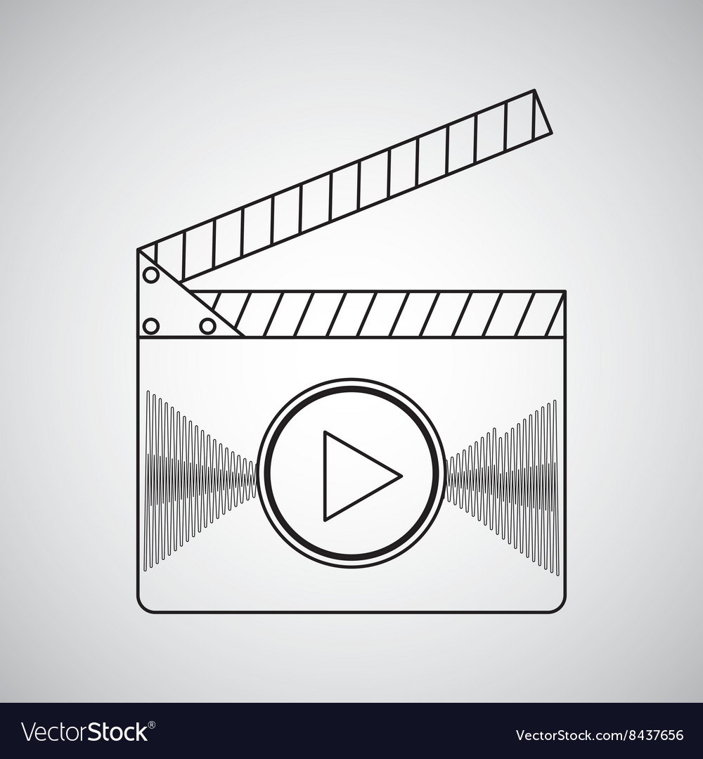 Media player interface design Royalty Free Vector Image