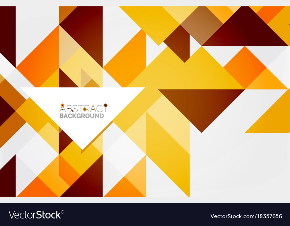 Triangle pattern design background Royalty Free Vector Image