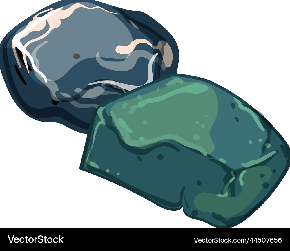 Underwater aquarium stone cartoon Royalty Free Vector Image