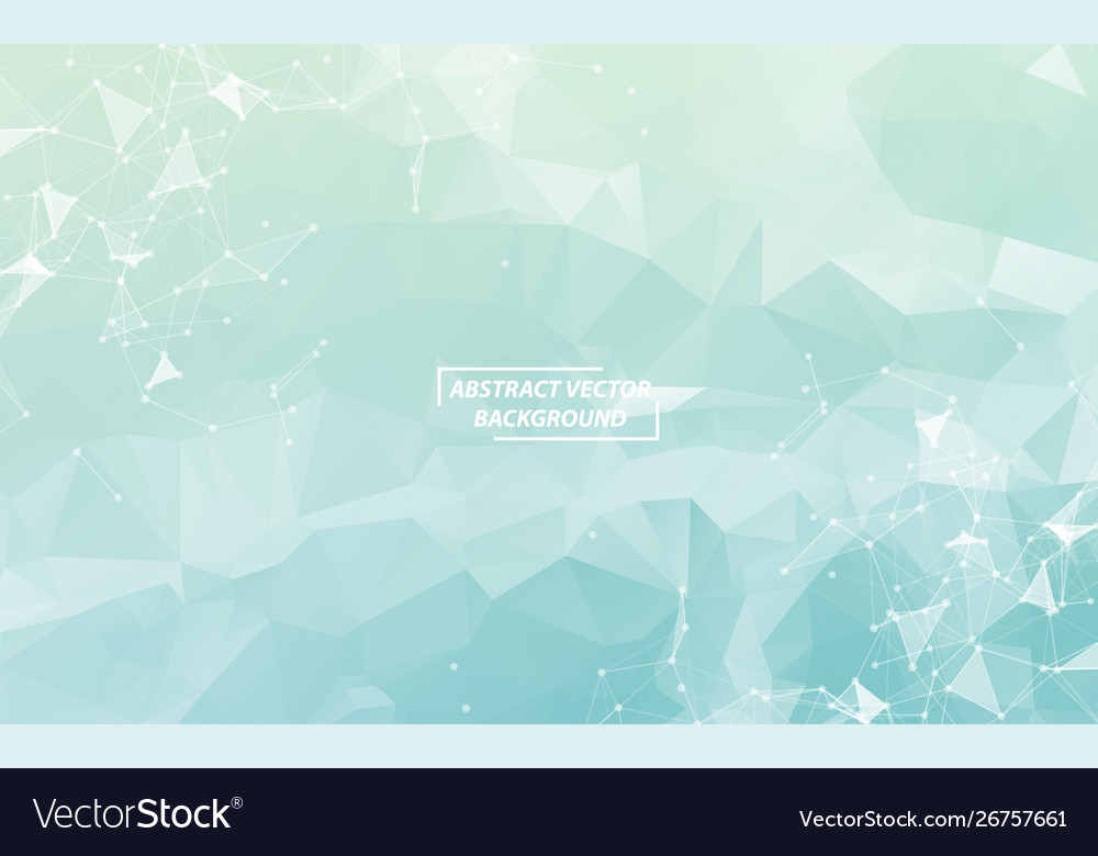 Abstract blue polygonal space background Vector Image