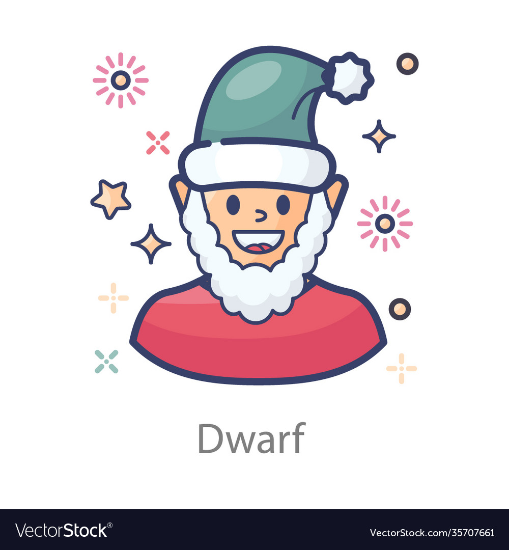 Dwarf Royalty Free Vector Image - VectorStock