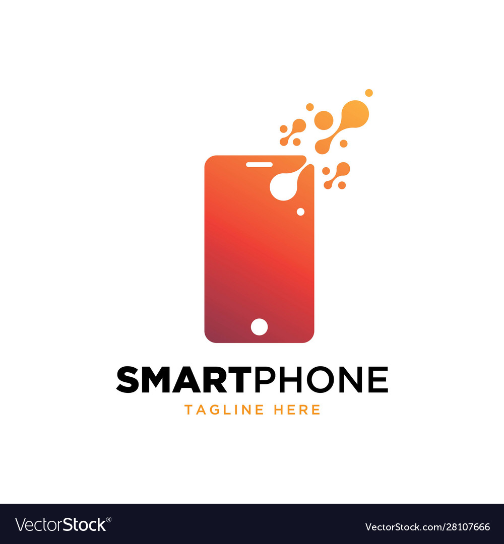 Smartphone logo Royalty Free Vector Image - VectorStock